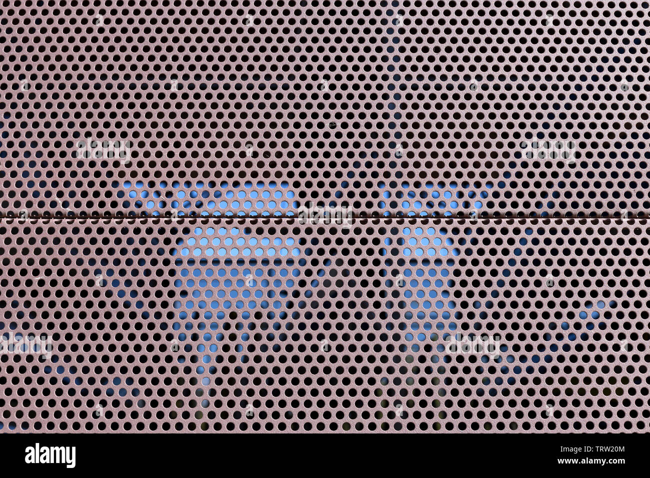 Perforated metal panel hi-res stock photography and images - Alamy