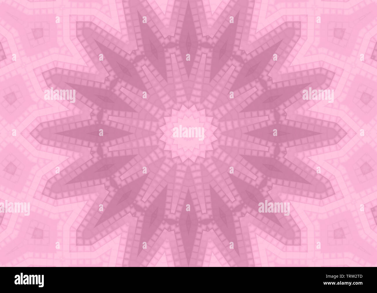 Abstract pink background of squares concentric pattern Stock Photo - Alamy