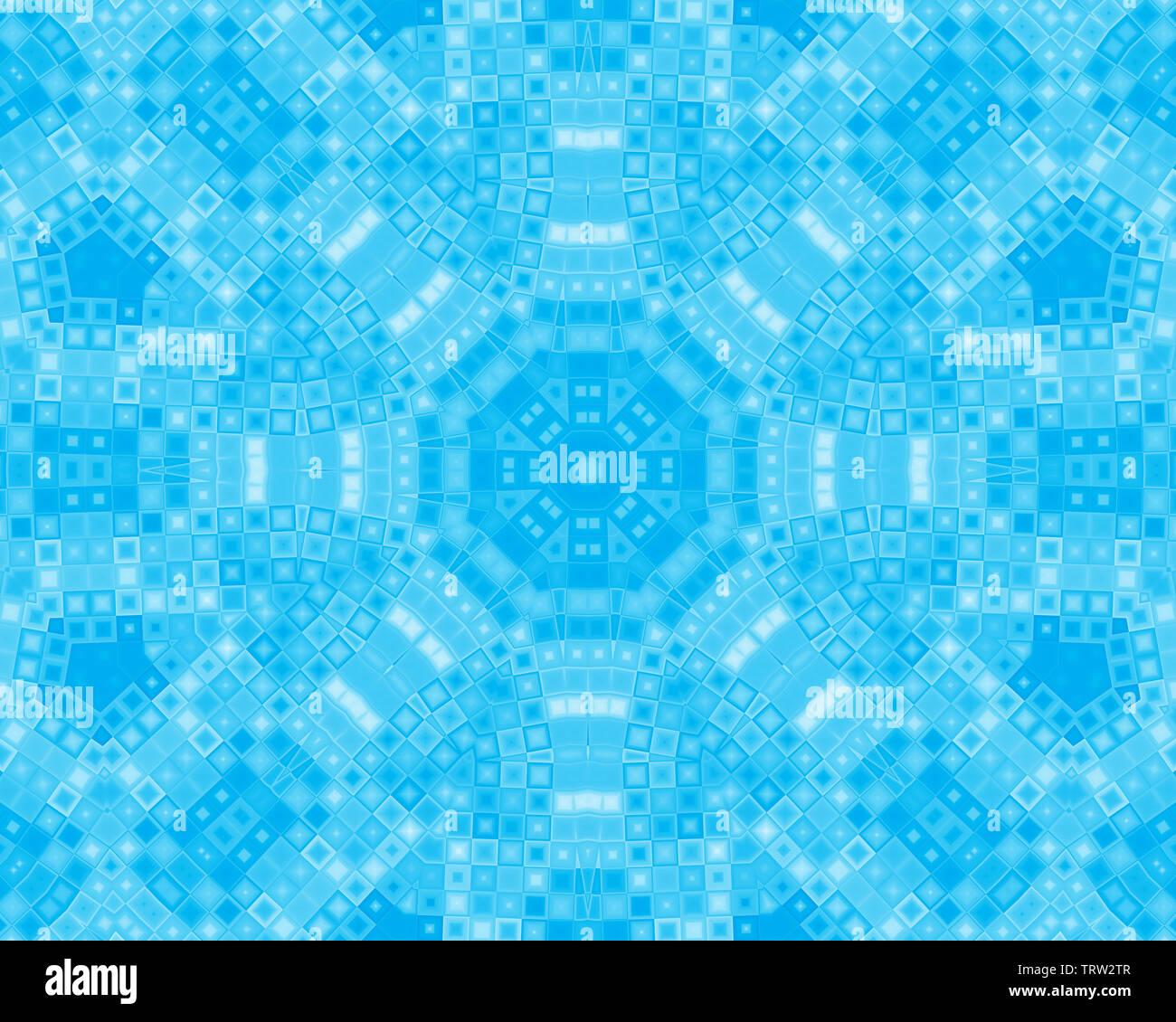 Abstract blue background with concentric pattern Stock Photo - Alamy