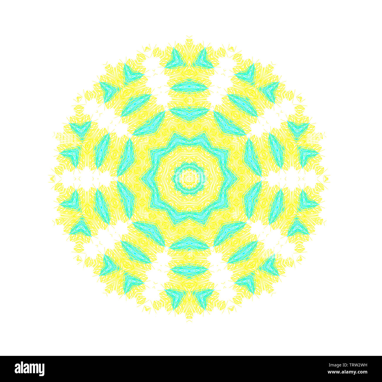 Abstract concentric pattern shape Stock Photo - Alamy