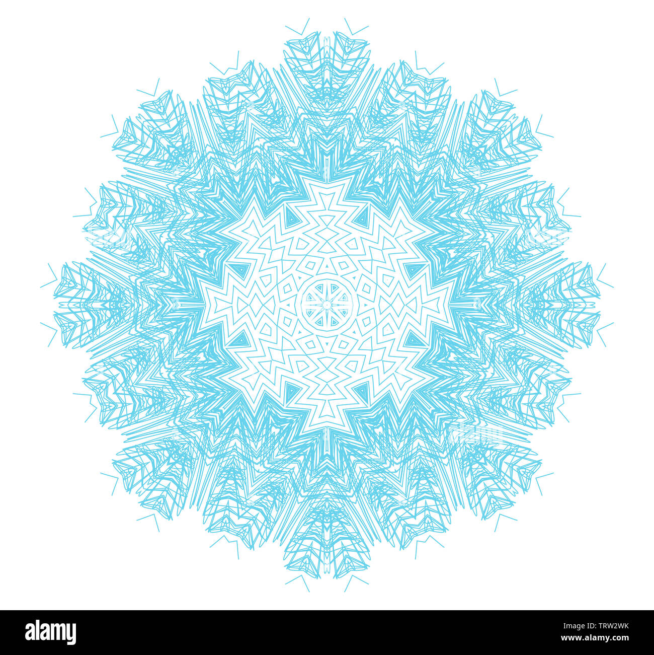 Concentric radial circle pattern Cut Out Stock Images & Pictures - Alamy