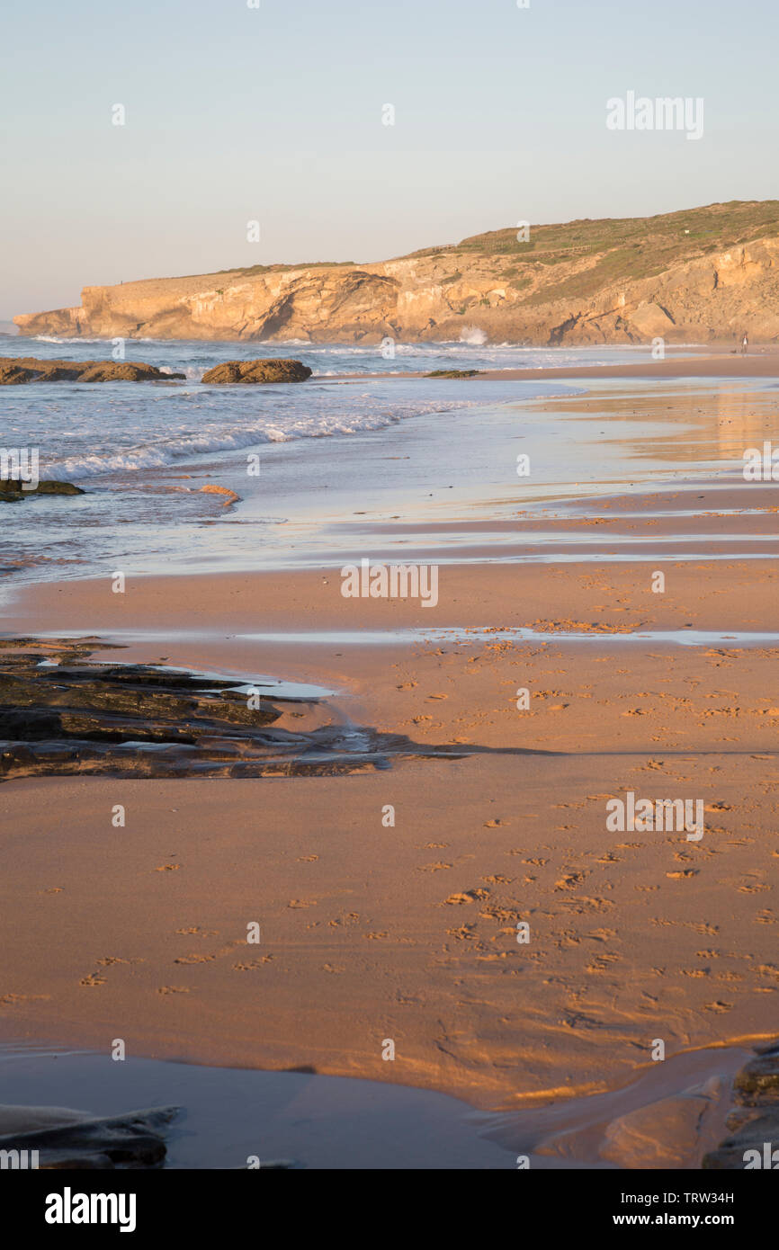 Rocks on Beach, Monte Clerigo; Alentejano; Portugal Stock Photo - Alamy