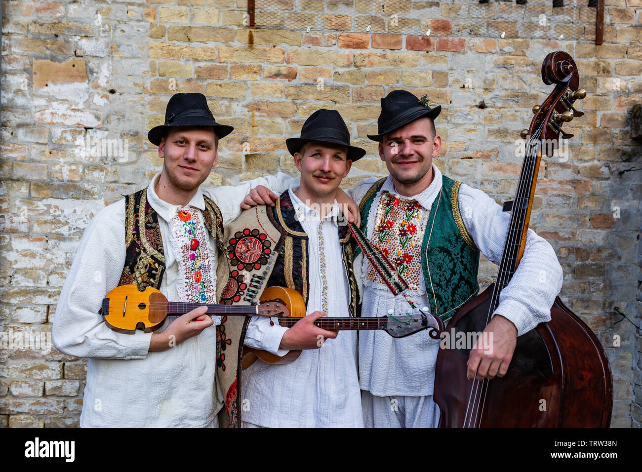 Traditional, UNESCO-protected "Buso" heritage of Mohacs, Hungary Stock ...