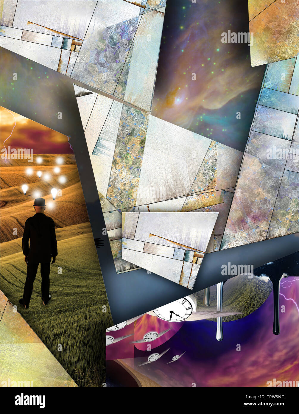 Layered reality hi-res stock photography and images - Alamy