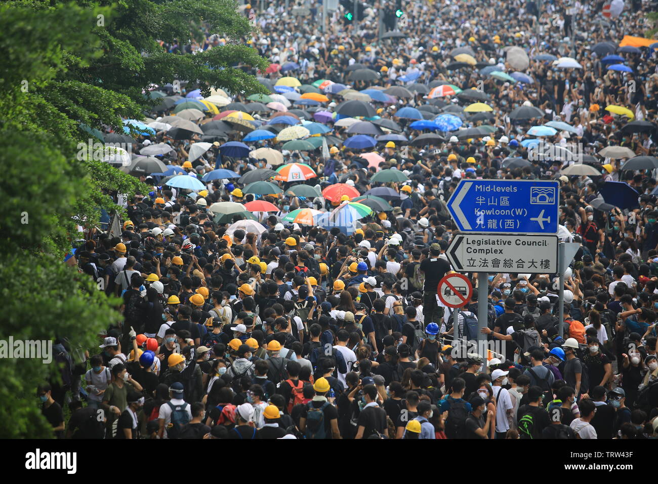 Hong kong protest hi-res stock photography and images - Alamy