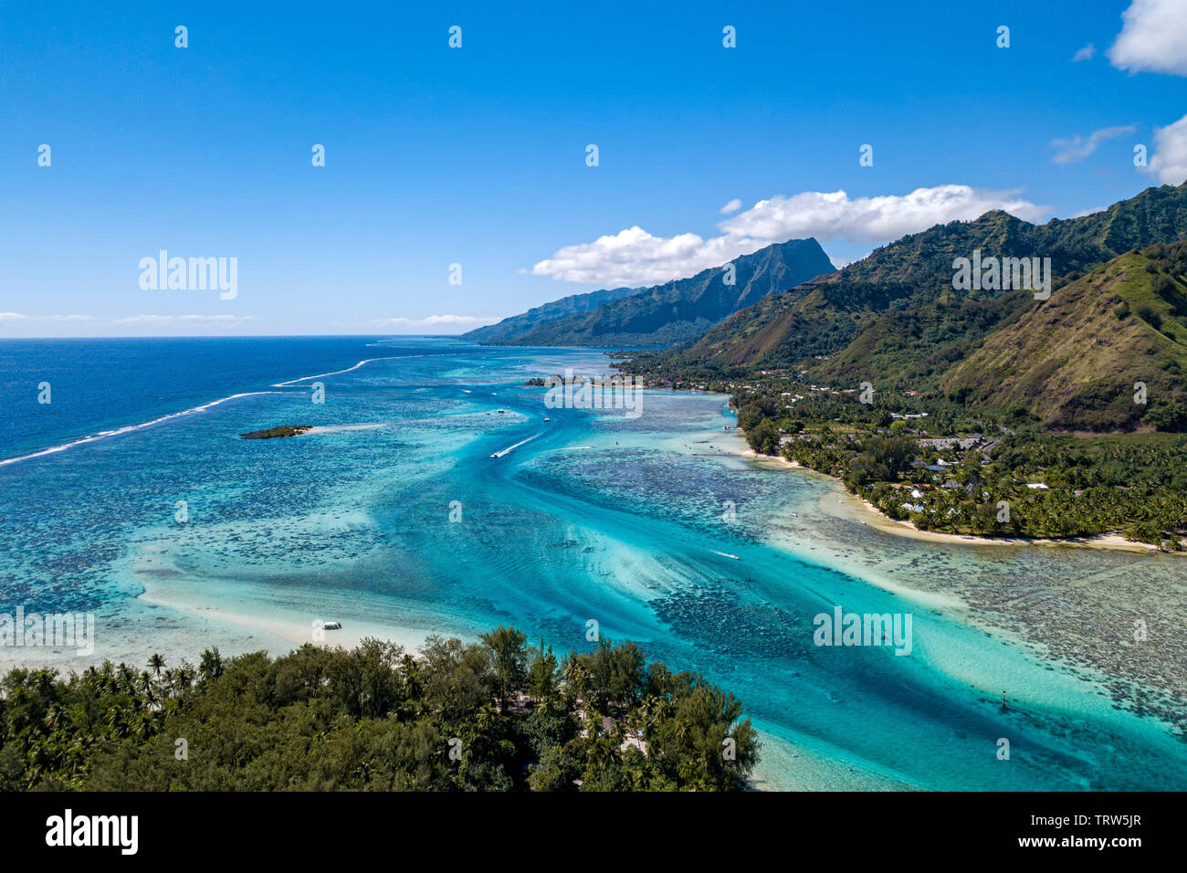 Moorea lagoon cruise hi-res stock photography and images - Alamy