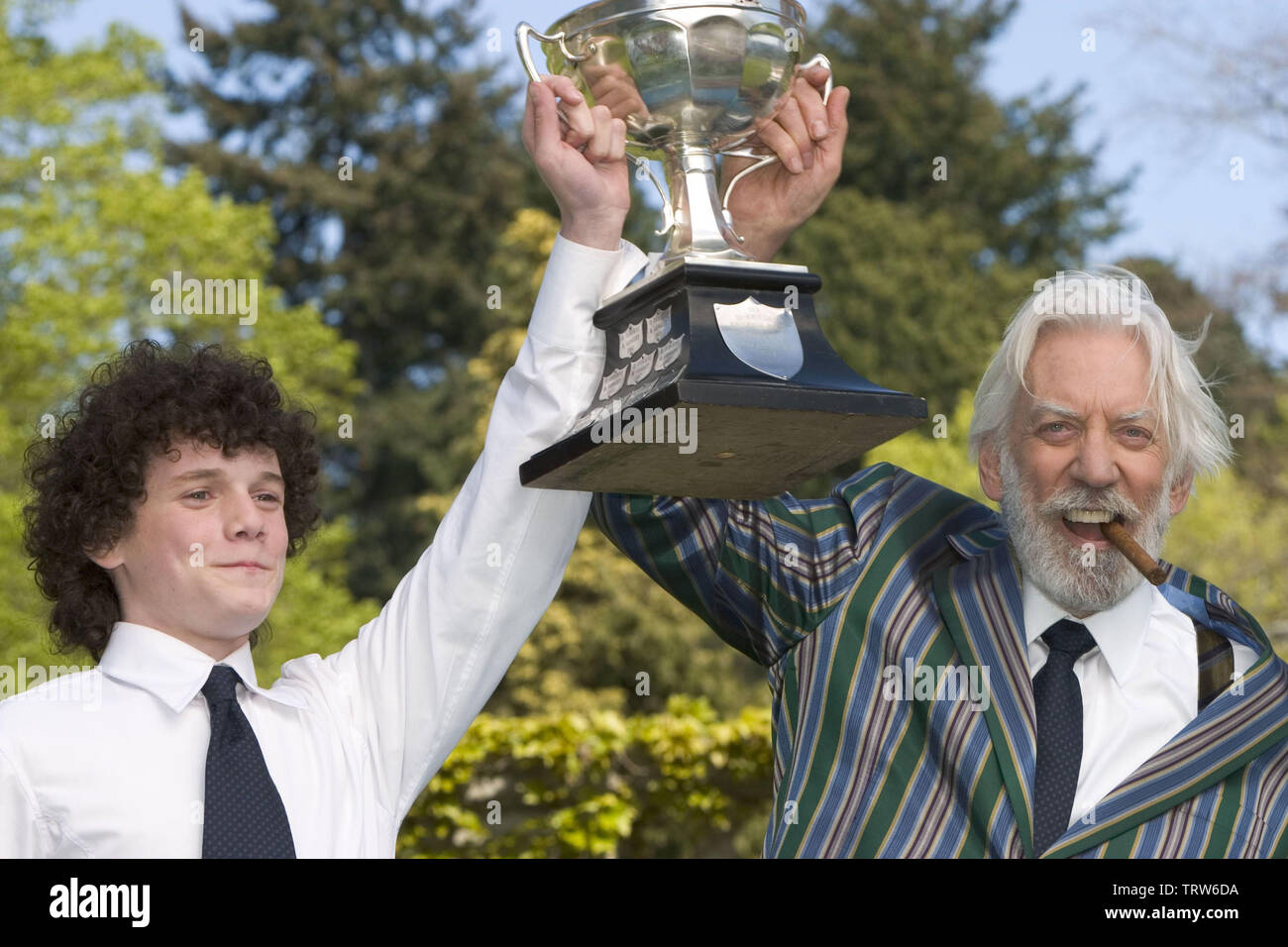 DONALD SUTHERLAND and ANTON YELCHIN in FIERCE PEOPLE (2005). Copyright ...