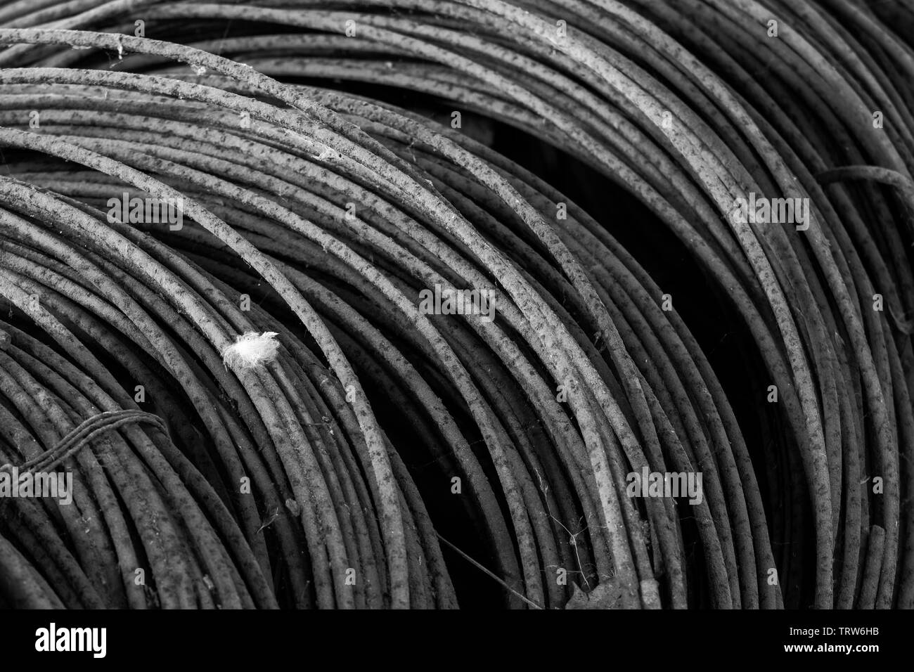 Coil of steel Black and White Stock Photos & Images - Alamy