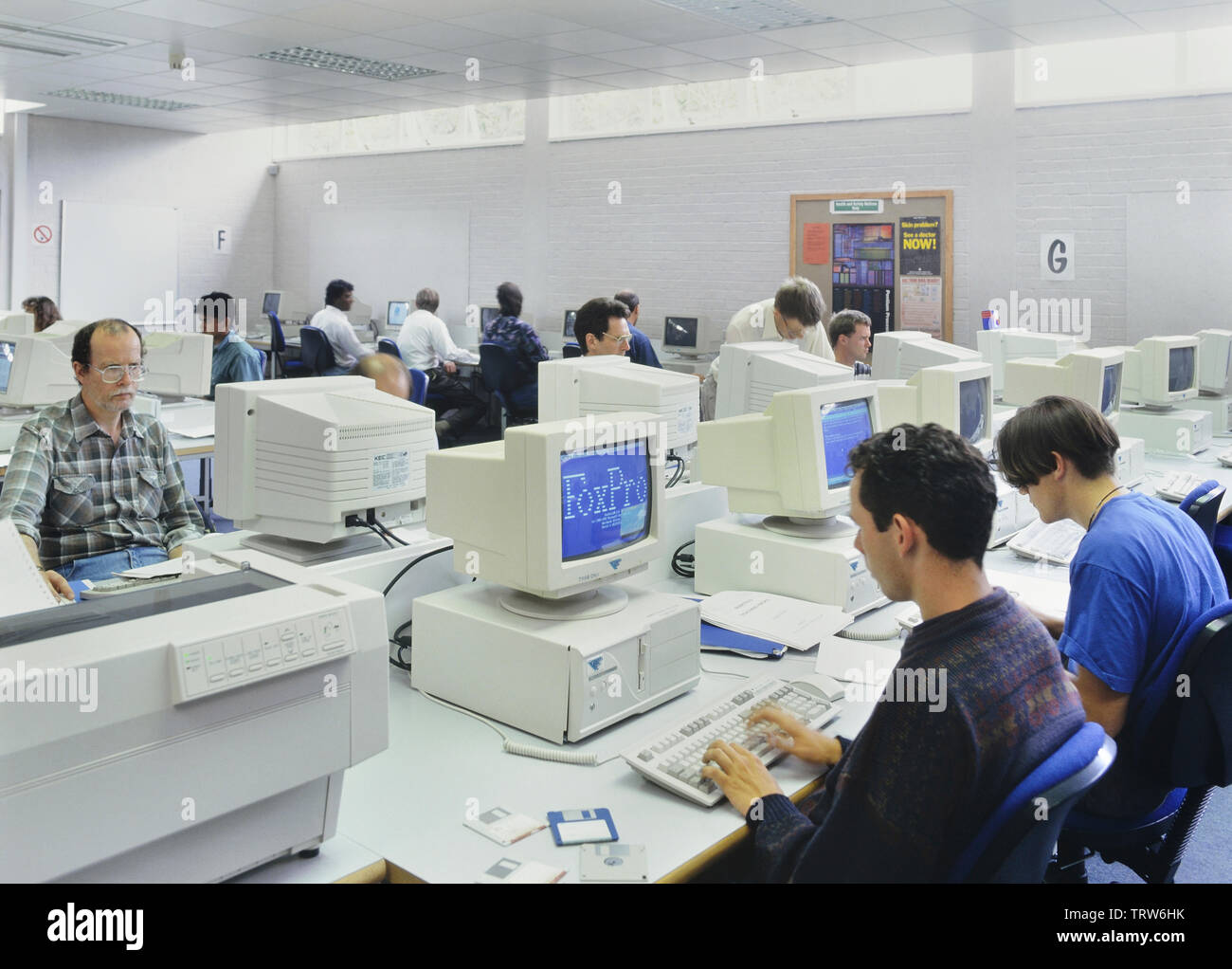 Computer Room 1990s High Resolution Stock Photography and Images - Alamy