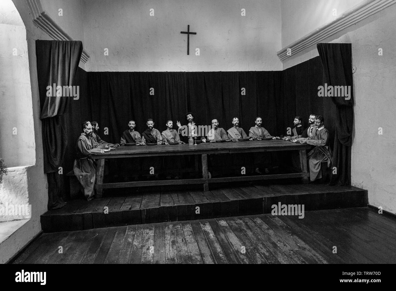 The last supper Black and White Stock Photos & Images - Alamy