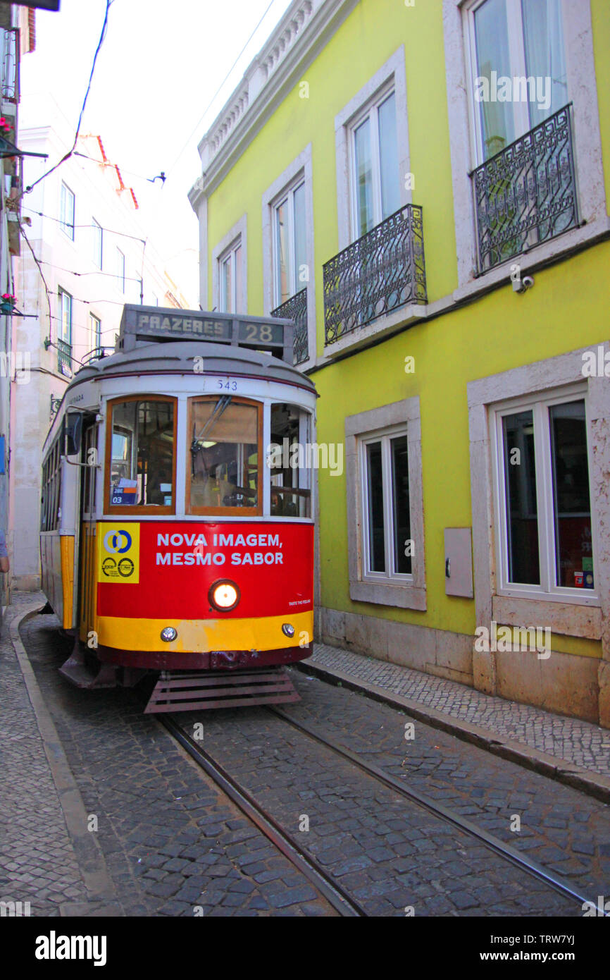 Historic no 28 tram hi-res stock photography and images - Alamy