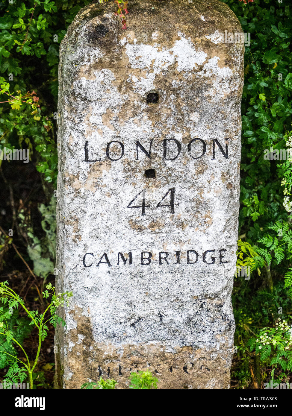Stone milestone marker hi-res stock photography and images - Alamy
