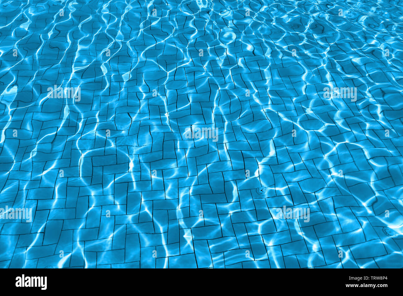 Water ripple in the swimming pool Stock Photo - Alamy