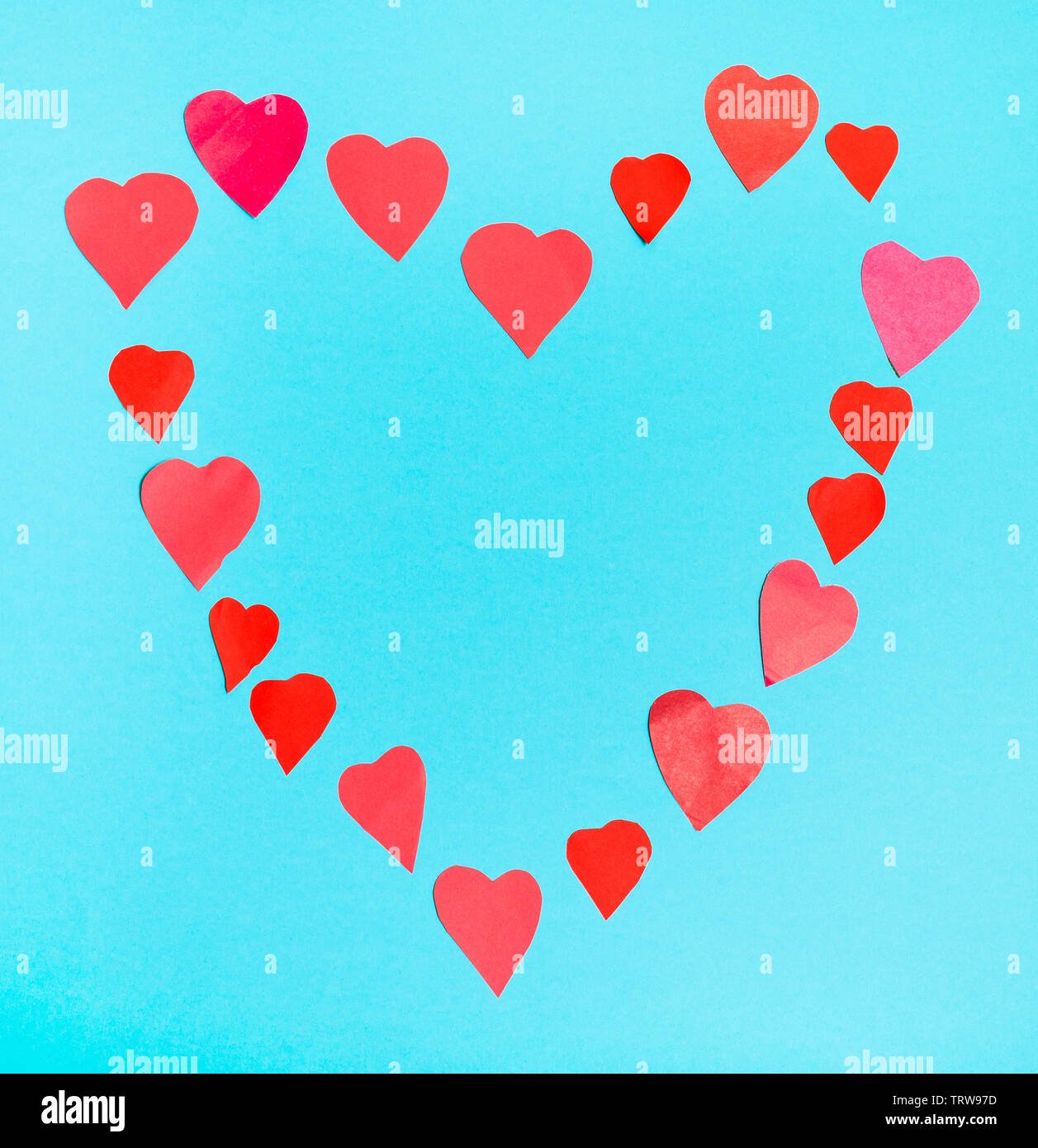 Big red heart carved hi-res stock photography and images - Alamy