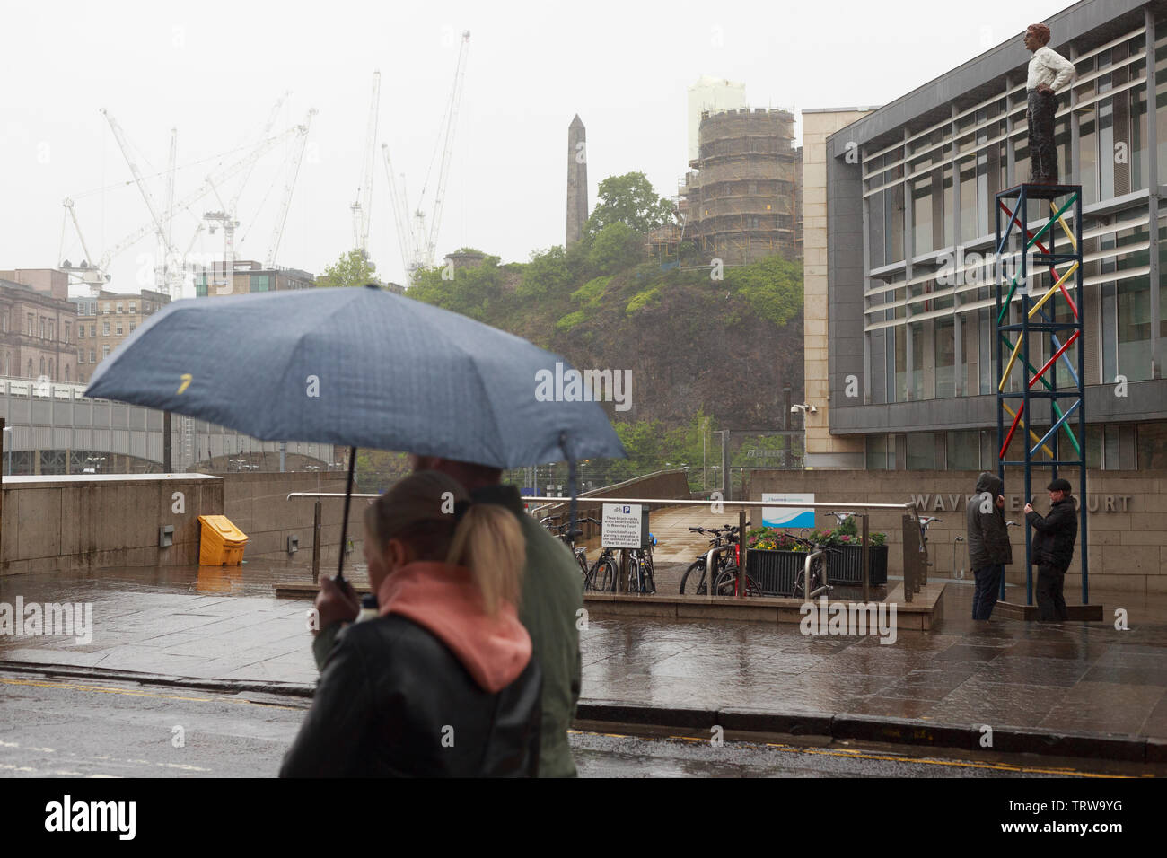 Edinburgh, Scotland. UK. 12 June. 2019. Weather UK. Edinburgh's capital ...