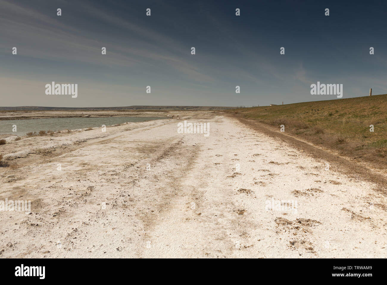 The dried-up Aral sea, the water crisis on the planet and the concept ...