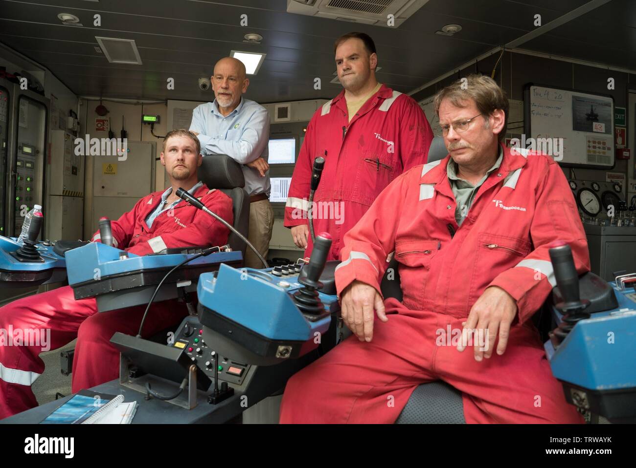 JOHN MALKOVICH , ETHAN SUPLEE and JEREMY SANDE in DEEPWATER HORIZON ...