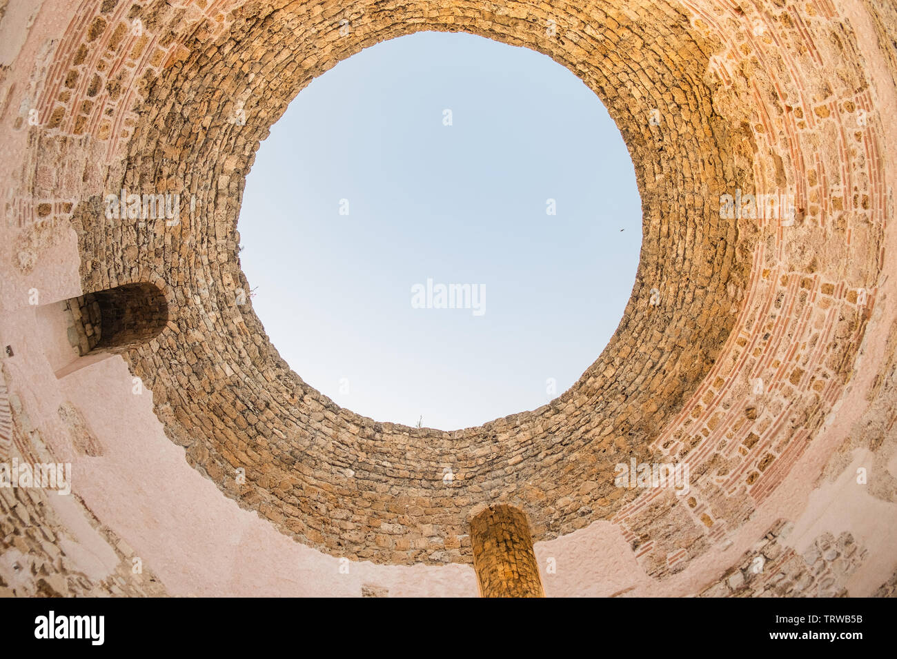 Croatia, old town of Split, UNESCO world heritage site, interior of ...