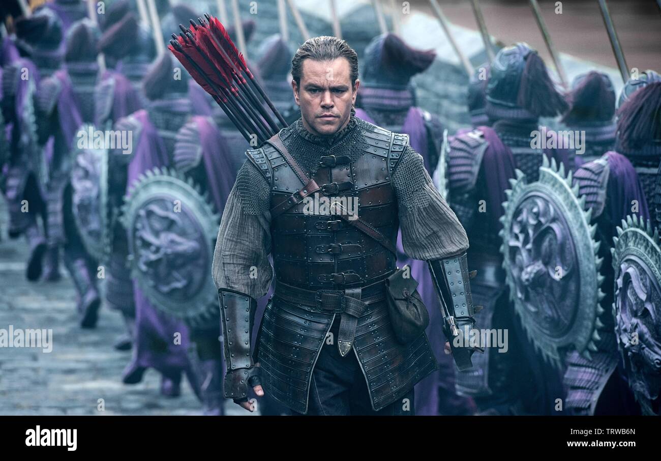 The Great Wall Matt Damon High Resolution Stock Photography and Images ...