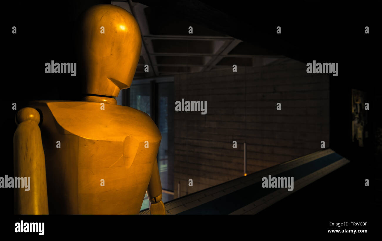 Large wooden figure Stock Photo - Alamy