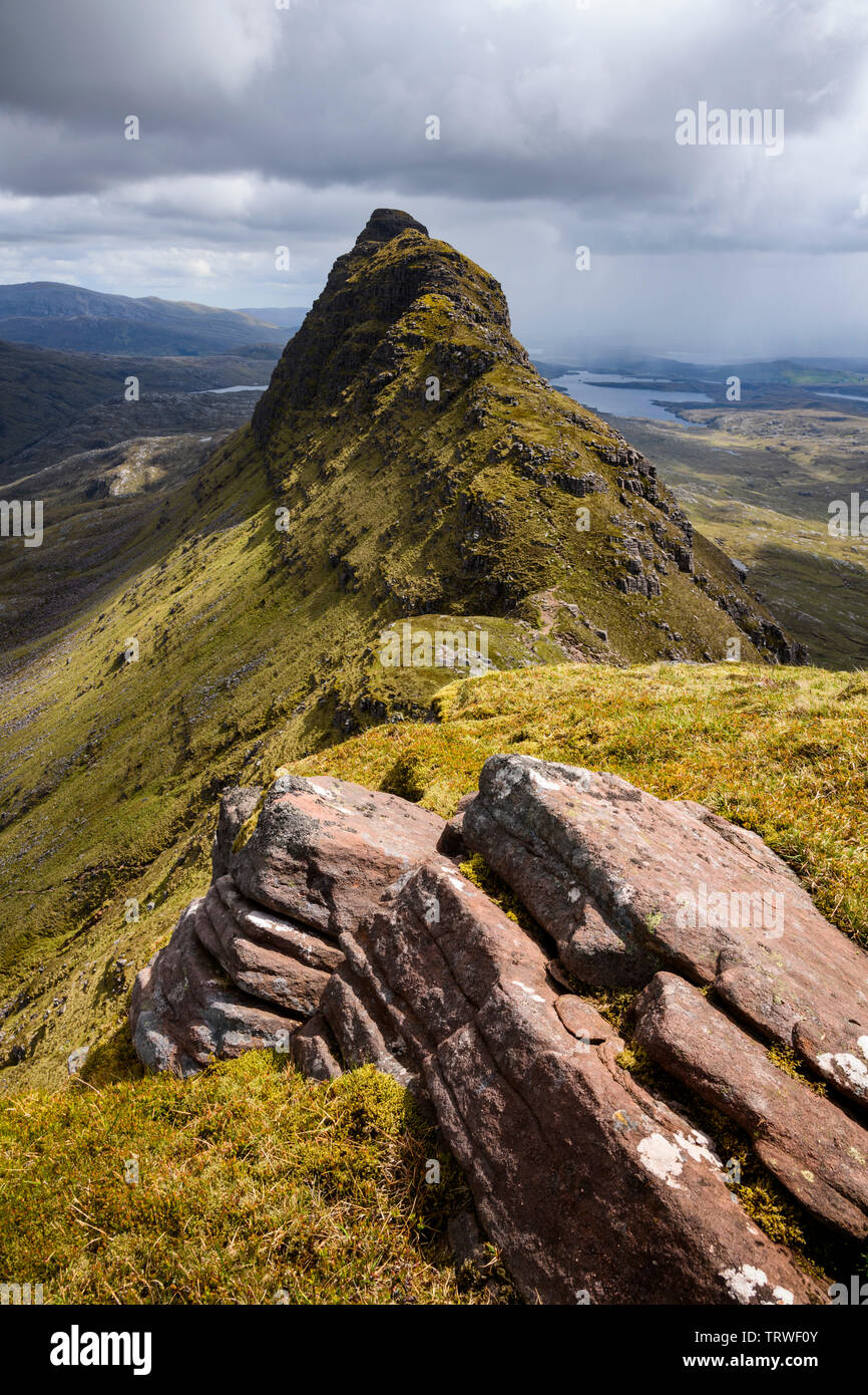 Suilven ridge, Assynt, Sutherland, Highlands, Scotland Stock Photo - Alamy