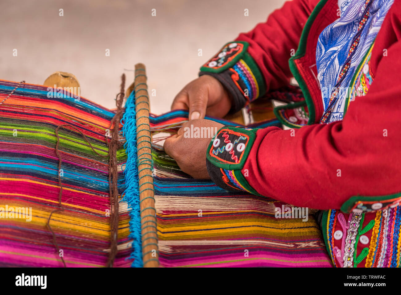 Inca weaving tradition hi-res stock photography and images - Alamy