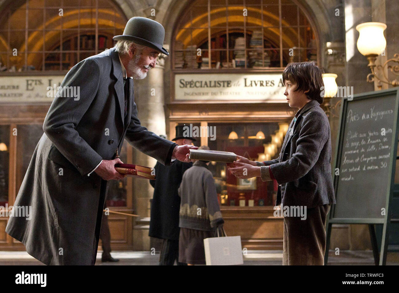 CHRISTOPHER LEE and ASA BUTTERFIELD in HUGO (2011). Copyright ...