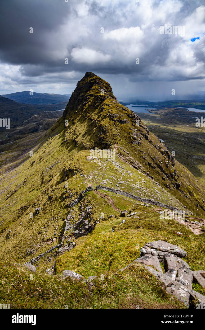 Suilven ridge, Assynt, Sutherland, Highlands, Scotland Stock Photo - Alamy