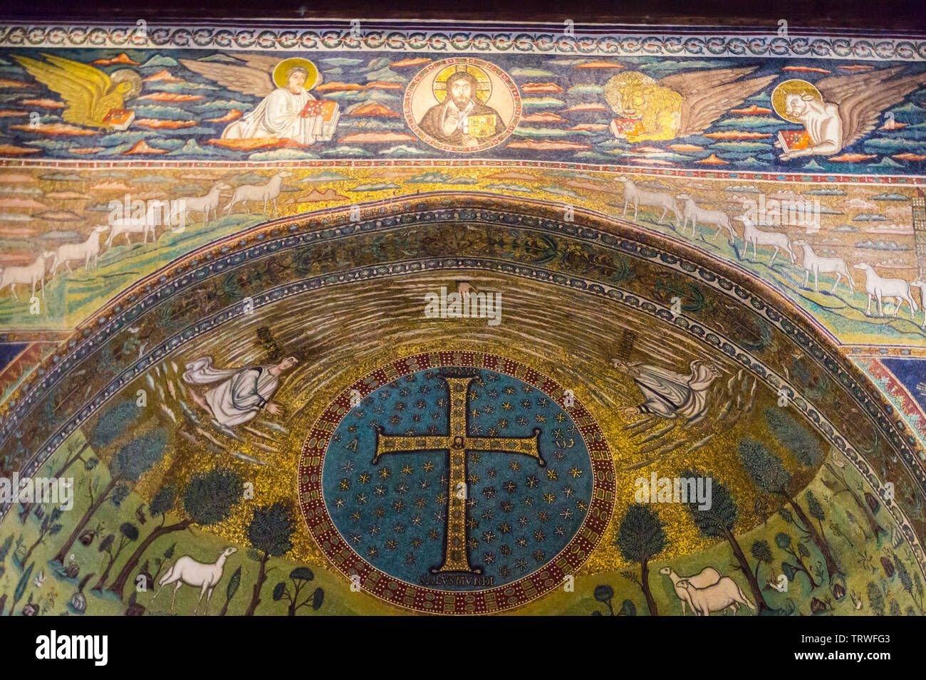 Apollinare in classe mosaic detail hi-res stock photography and images ...