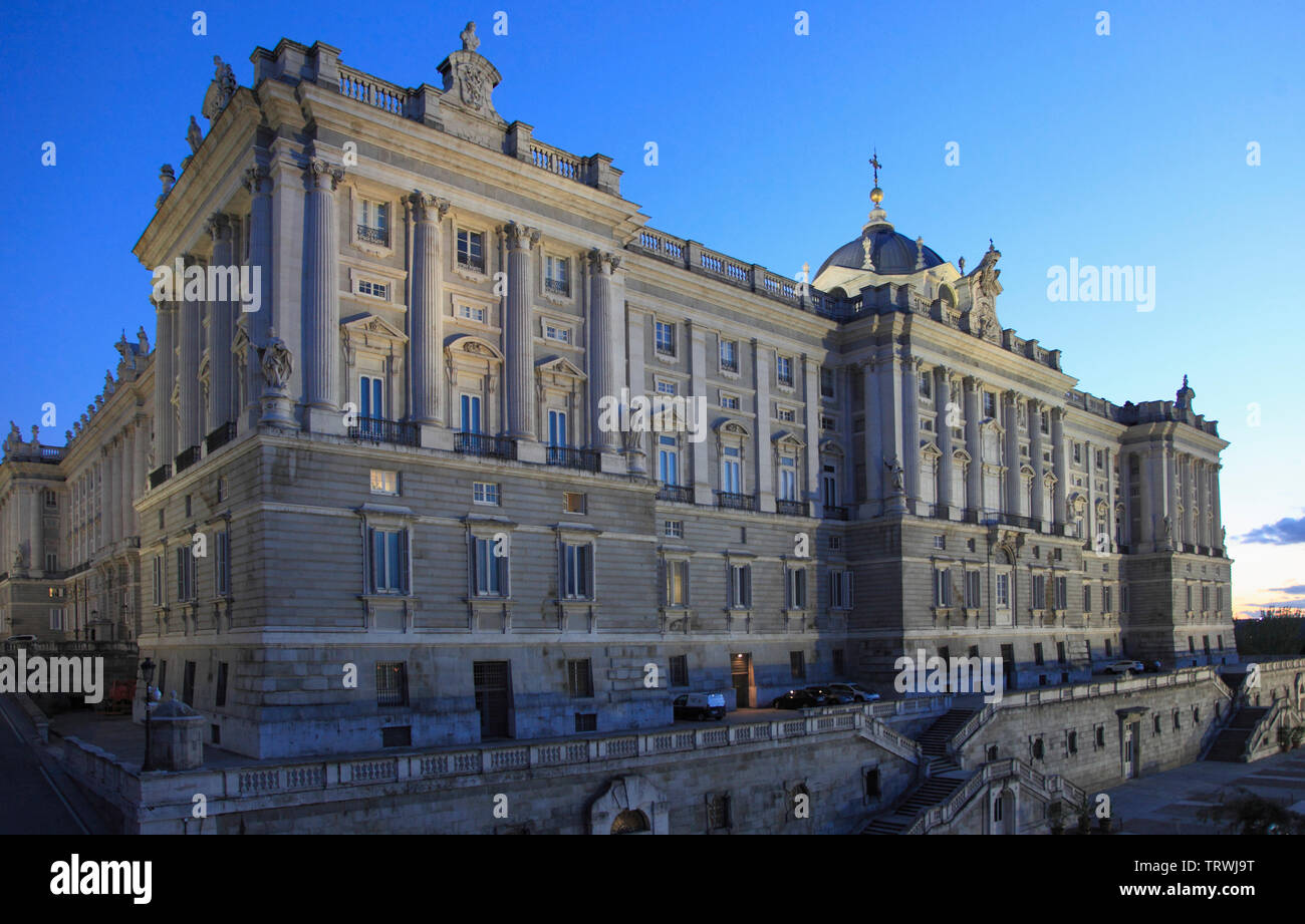 Spain, Madrid, Royal Palace Stock Photo - Alamy