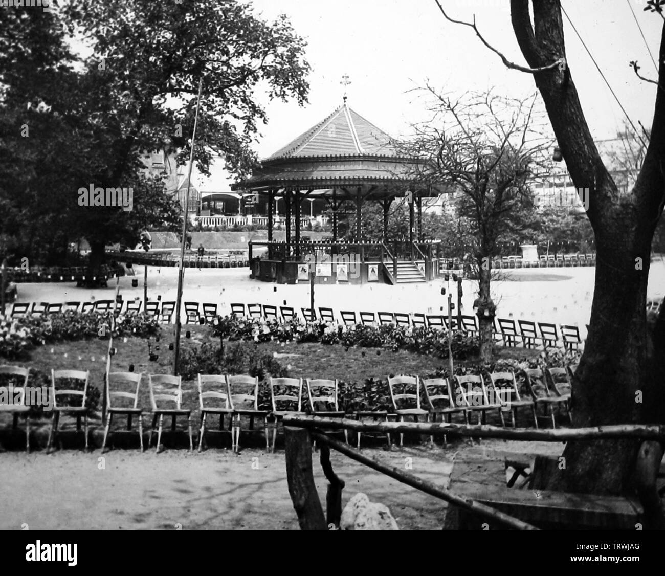 The Quadrangle, Royal Naval Exhibition of 1891 in London Stock Photo ...
