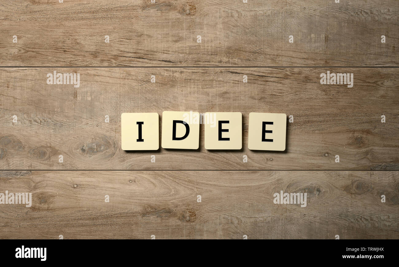 business symbol on wooden table - Illustration Stock Photo - Alamy