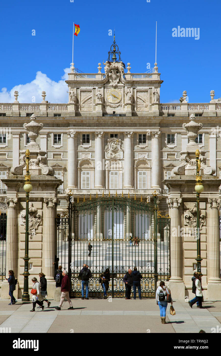 Spain, Madrid, Royal Palace Stock Photo - Alamy