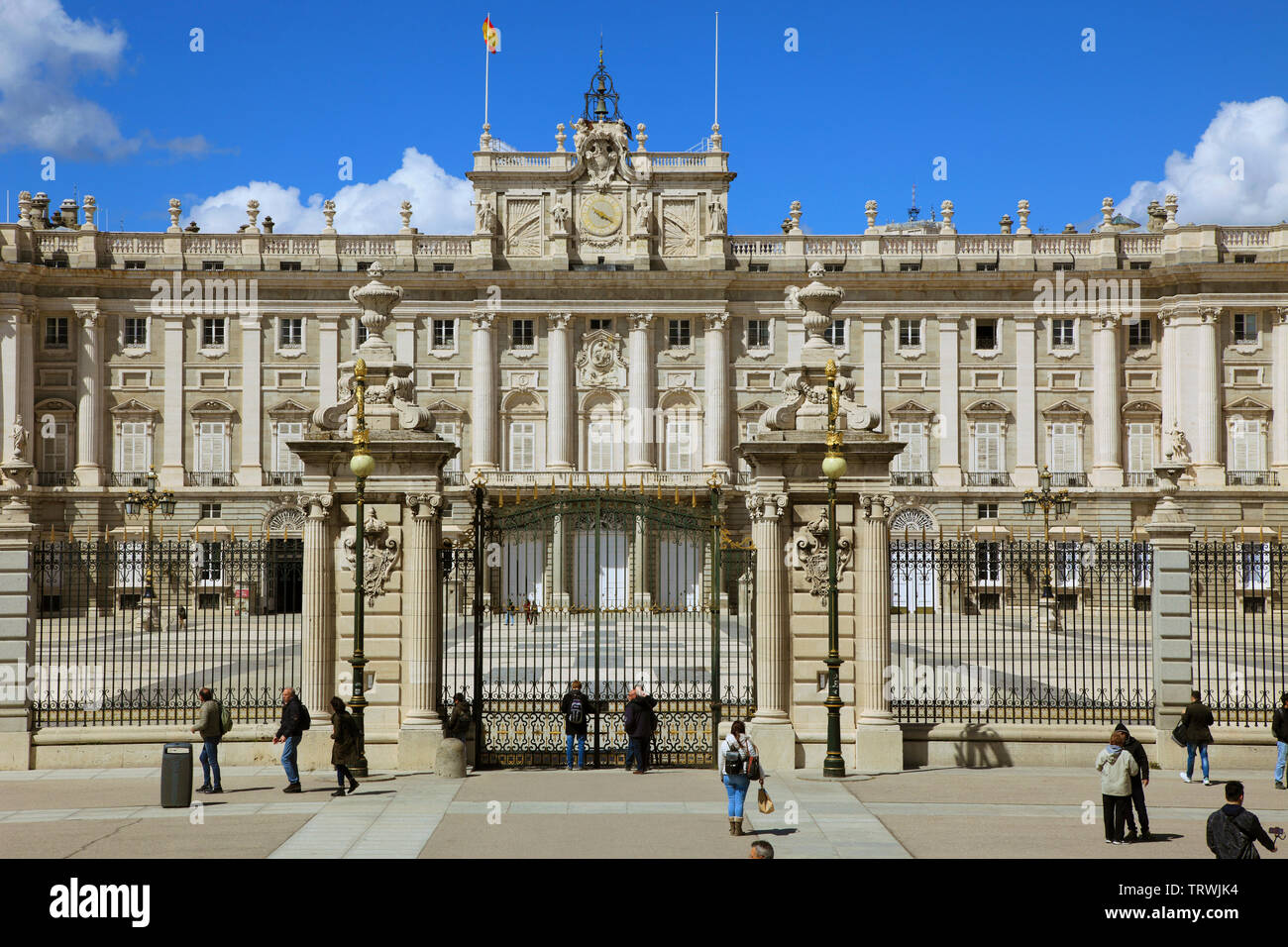 Spain, Madrid, Royal Palace Stock Photo - Alamy