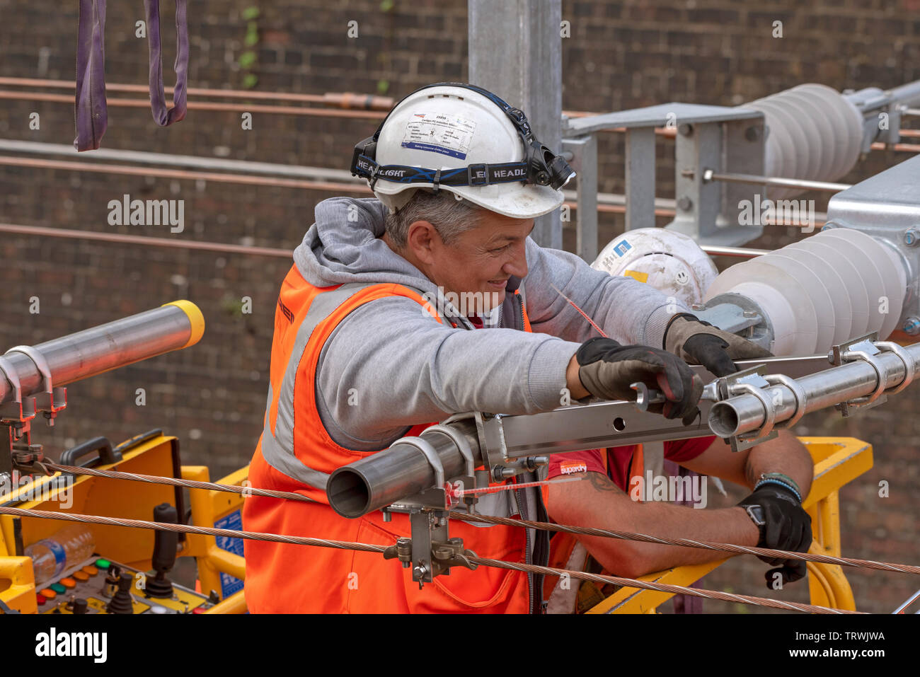 Overhead line equipment hi-res stock photography and images - Alamy