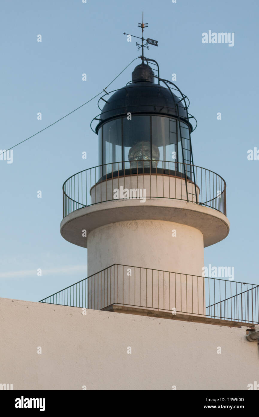 Lighthouse of the Cap de Creus Natural Park, the westernmost point of ...