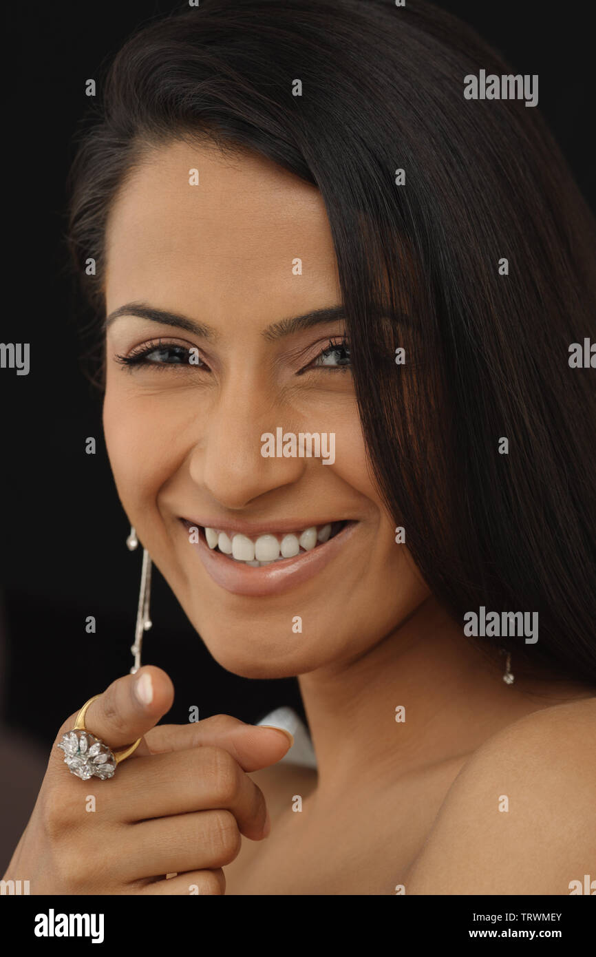 Hand finger pointing straight up hi-res stock photography and images ...