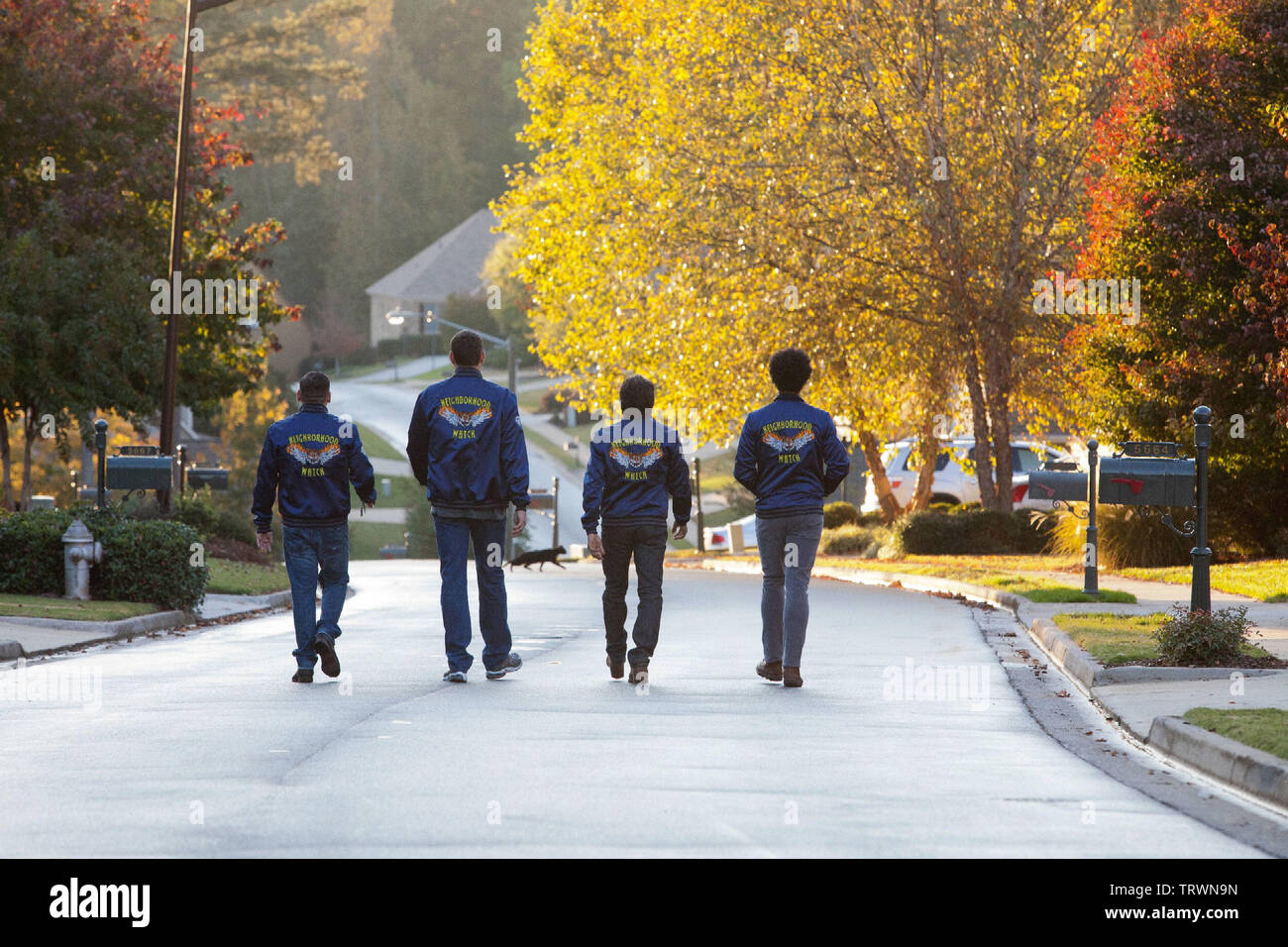 BEN STILLER , VINCE VAUGHN , JONAH HILL and RICHARD AYOADE in THE WATCH ...