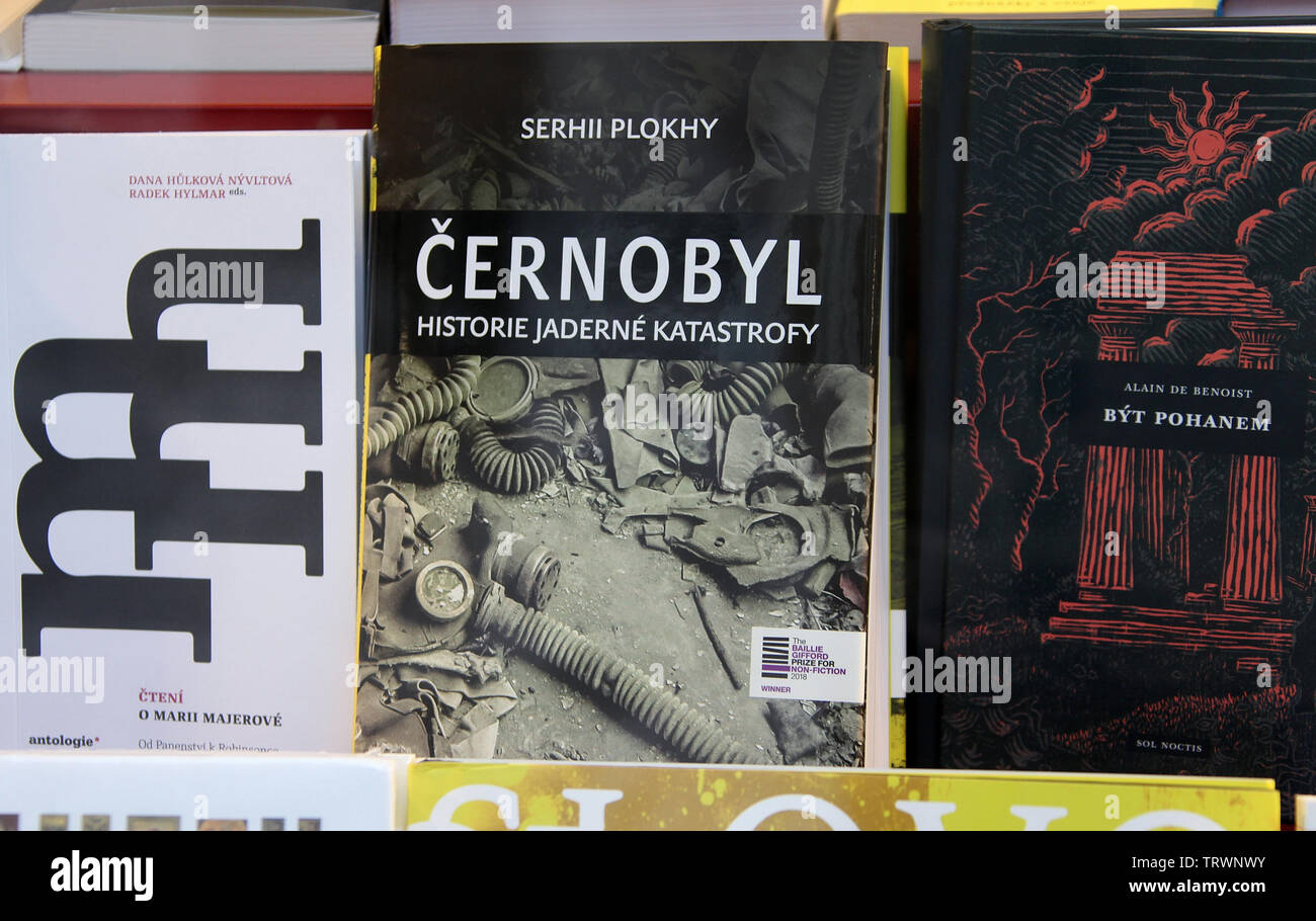 Chernobyl Disaster book in a Prague bookshop window Stock Photo - Alamy