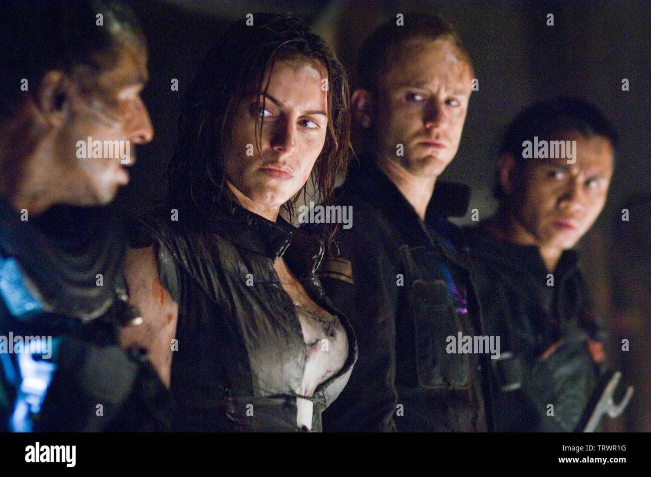 BEN FOSTER , ANTJE TRAUE , CUNG LE and EDDIE ROUSE in PANDORUM (2009 ...