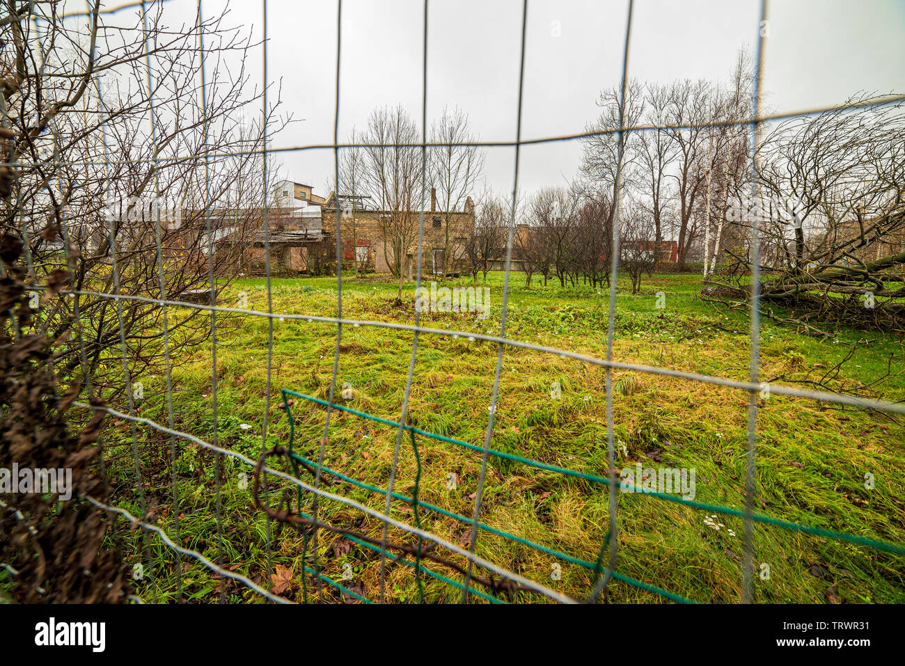 metal chain and wire rope holding bridge in place. steel construction ...