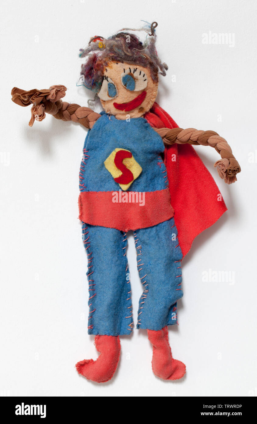 Old Vintage Rag Doll Stock Photo - Alamy