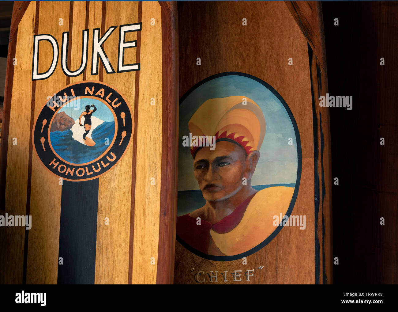 Duke surf board hi-res stock photography and images - Alamy