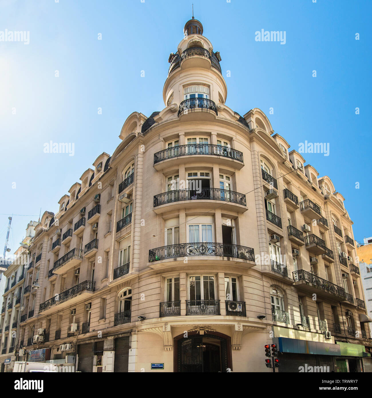 Landmarks and Beautiful Old Buildings in Buenos Aires, Argentina Stock ...