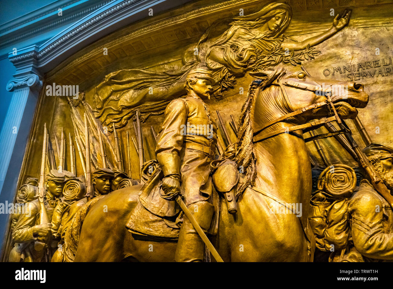 54th Massachusetts First Black Regiment Union Civil War Monument Model ...