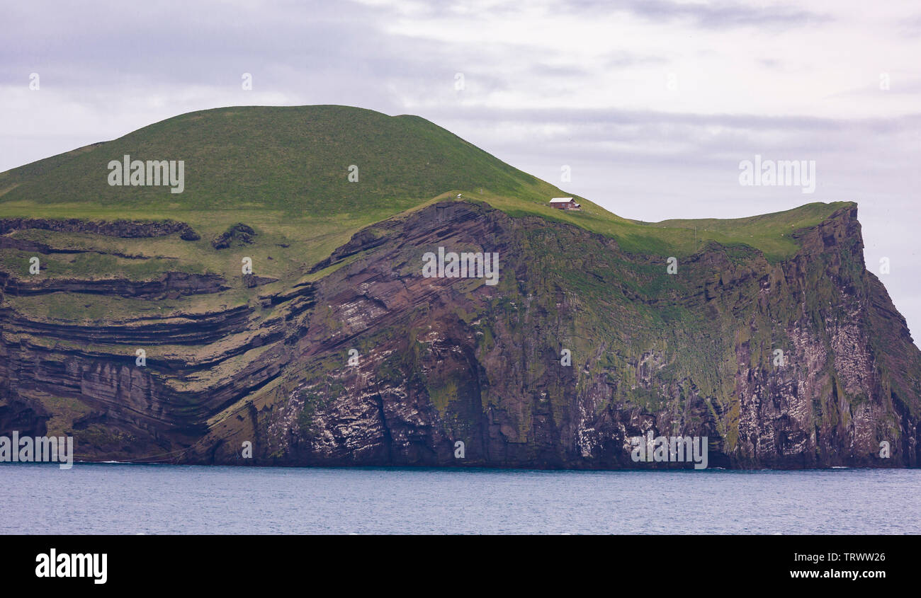 VESTMANNAEYJAR, ICELAND - Westman Islands off southern coast Stock ...