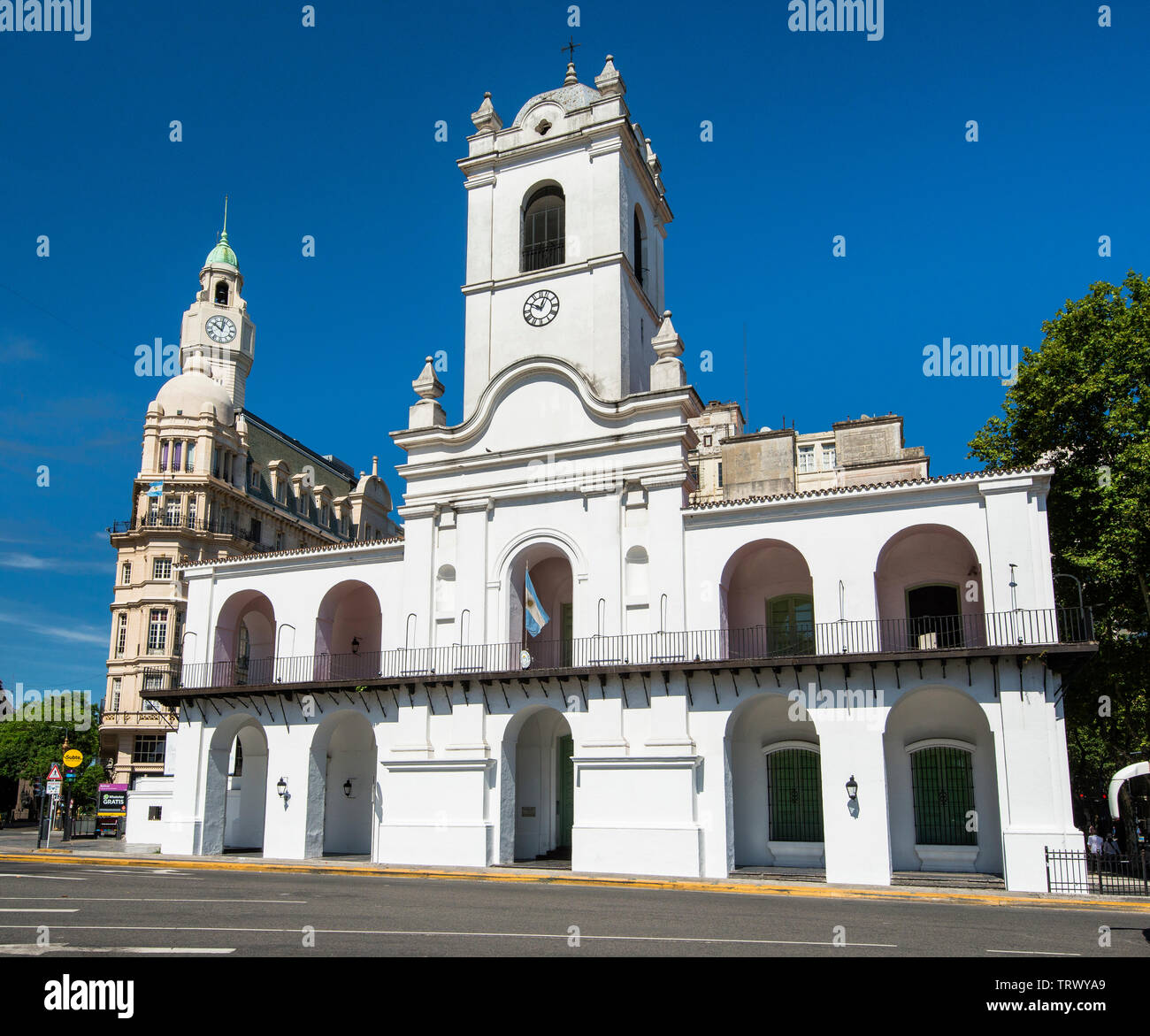 National Cabildo Building on Plaza de Mayo, today it is used as a ...