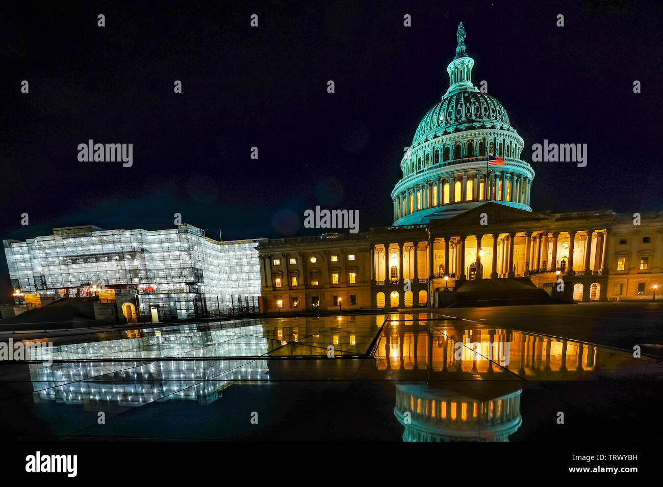 US Capitol US House of Representatives Reflection North Side Congress ...