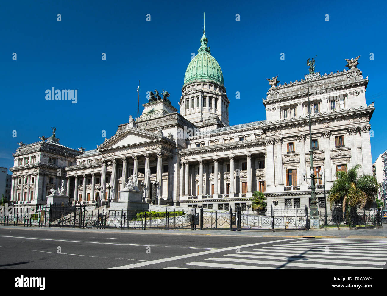 The Palace of the Argentine National Congress is a monumental building ...