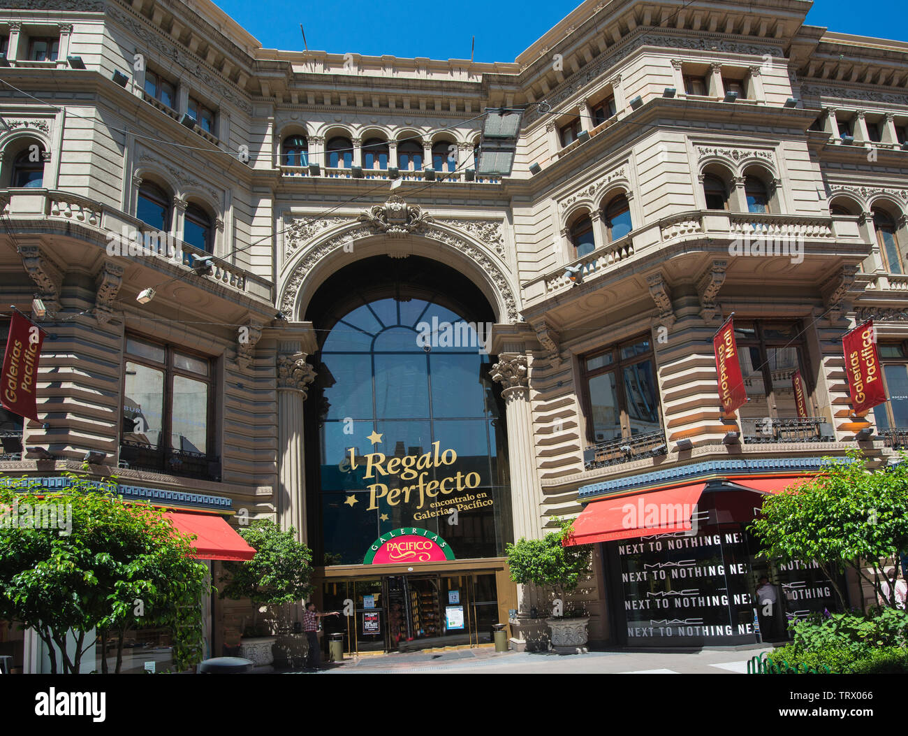 Entrance of Galerias Pacifico famous Mall for shopping and dining in ...